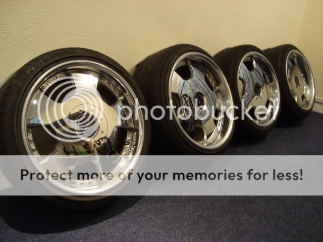 BARGAIN!! Polished 3" dish Ssr vienna Wheels.. 18" X 9" / 10" ... 5 & 4 ...