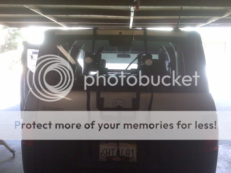 Cheap and easy bike rack | Honda Element Owners Club