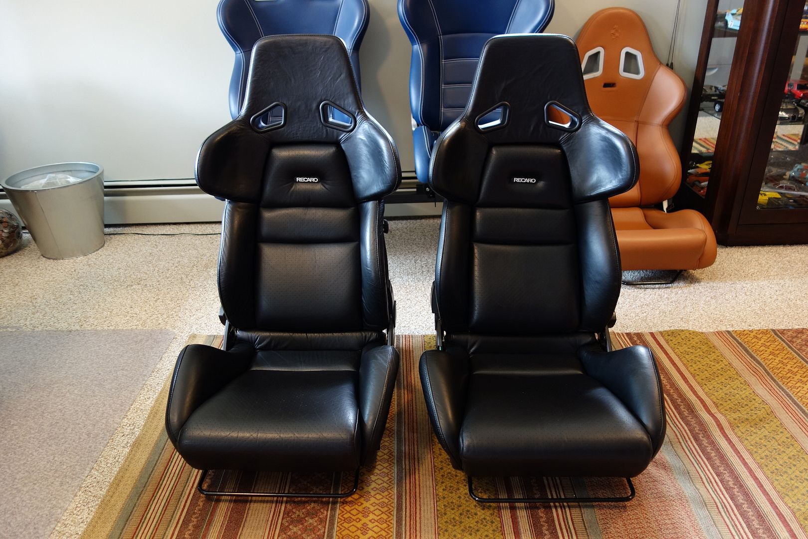 SOLD - Rare set of Recaro A8 Gen II Seats in Black Leather - Rennlist ...