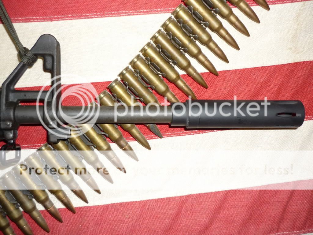 Anyone have or seen a "slip over" flash hider for a light barrel? > AR ...