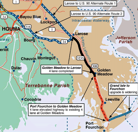La. 1 overhaul to improve nation’s link to refineries - SkyscraperPage ...