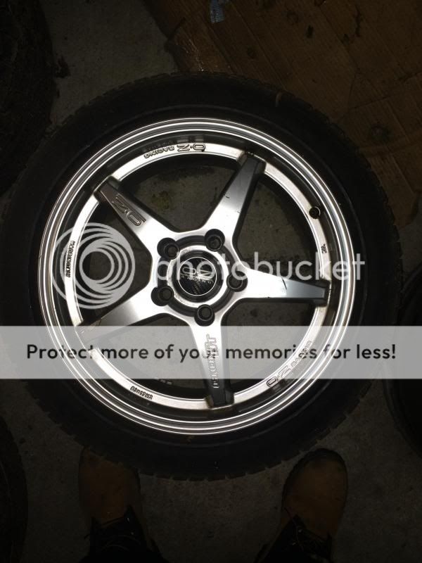 FS: Oz Racing Crono HT Wheels With Blizzaks