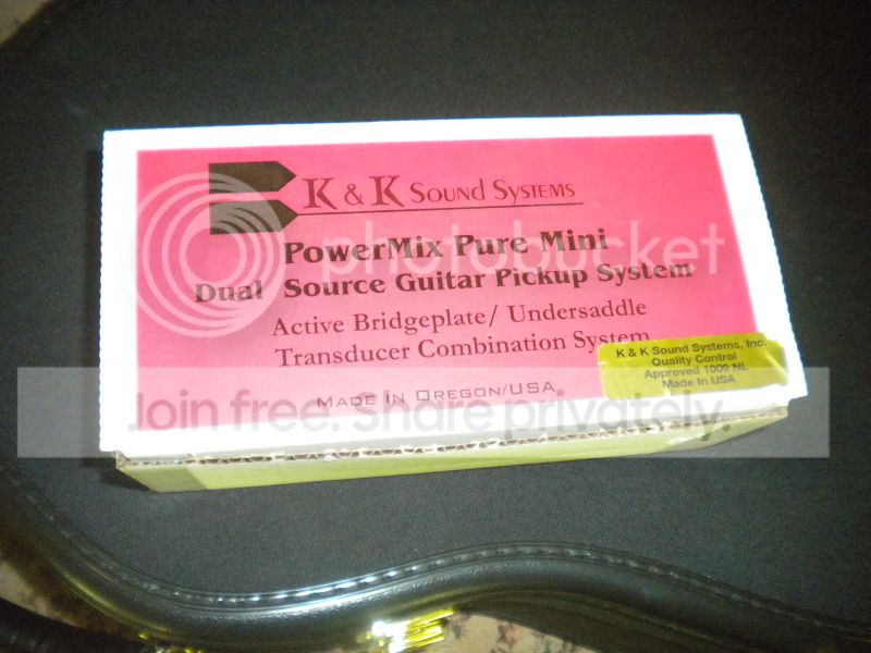 K&K PowerMix Mini Pure, new unused.... - The Acoustic Guitar Forum