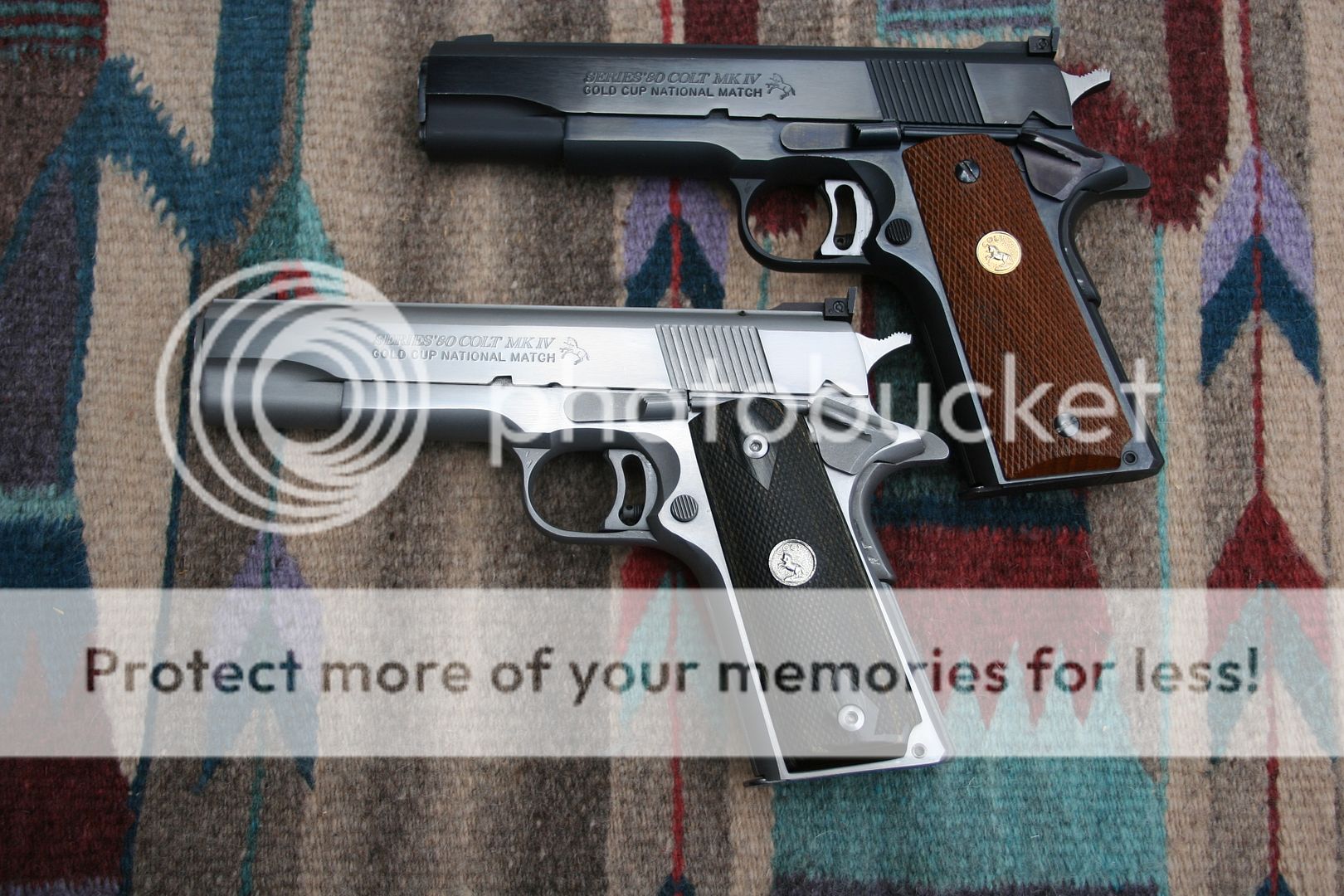 GOLD CUP TROPHY vs SERIES 80 COLT MKIV GOLD CUP NATIONAL MATCH